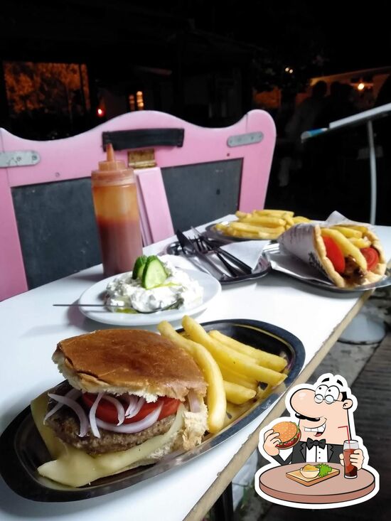 Menu at Tasty Corner, Mpenitses