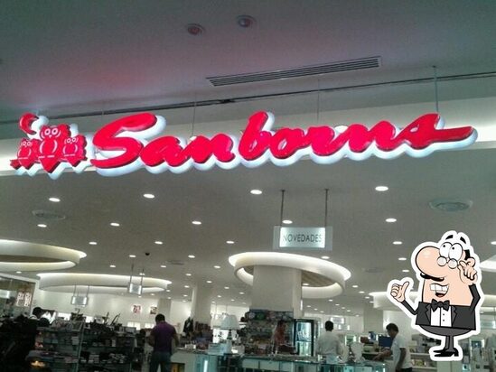 Menu at Sanborns restaurant, Villahermosa, Plaza Altabrisa