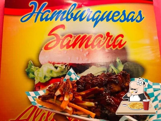 Menu at Hamburguesas Samara restaurant, Huejutla de Reyes