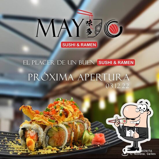 Menu at MAYDO restaurant, Mexicali
