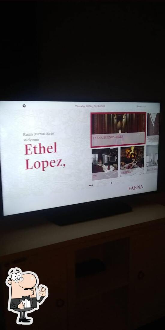 Menu at The Library Lounge Faena Bar, Buenos Aires