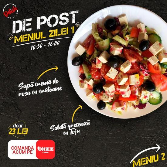 Menu at Delish Bistro, Timișoara