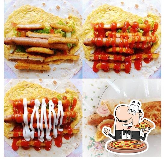 Menu at Burger Konoha cafe, Indonesia