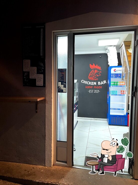 Menu at Chicken Bar, Kraljevo