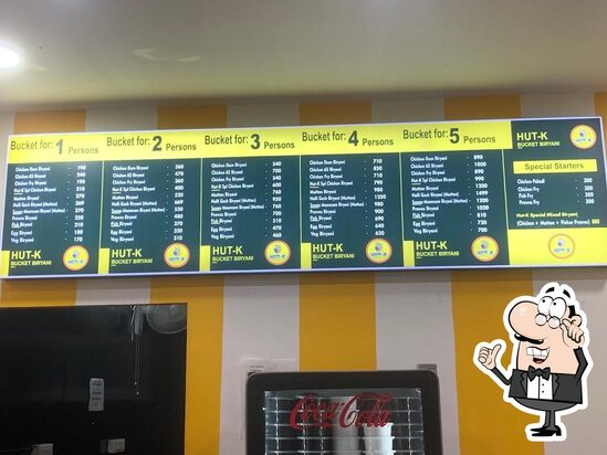 HUT-K BUCKET BIRIYANI, Chennai - Restaurant menu, prices and reviews