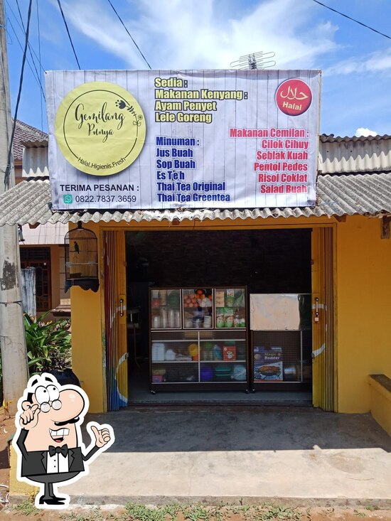 Menu at Gemilang Punya restaurant, Indonesia