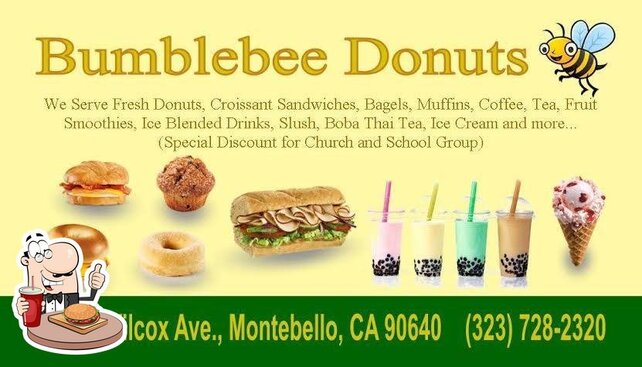 Bumblebee Doughnuts in Montebello - Restaurant menu and reviews