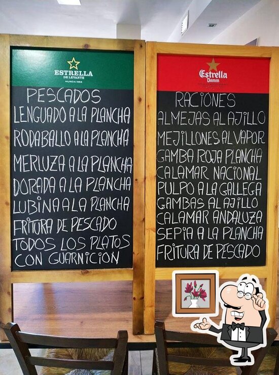 Carta de Restaurante Casa Ratón, San Pedro del Pinatar