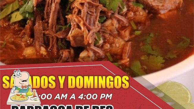 Carta de Tu consome Barbacoa de res, Coatzacoalcos
