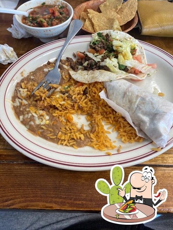 Menu at El Monte Taco restaurant, Steger