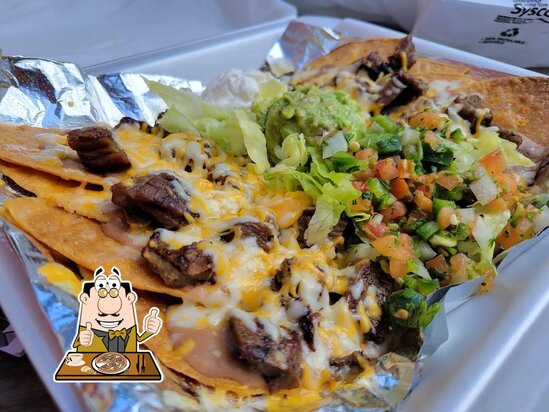 Menu at Anita's Tex Mex restaurant, Buna