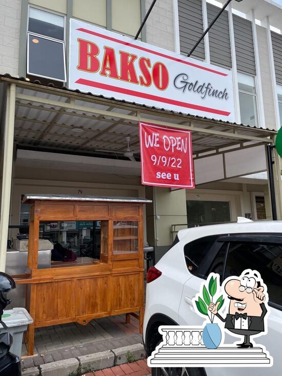 Menu at Bakso Goldfinch cafe, Curug Sangereng