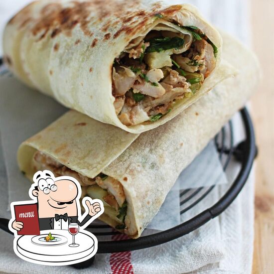 Menu at Tasty Shawarma Lebanese bakery, Hanoi