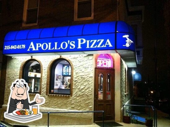 Menu at East Falls Apollo's Pizza pizzeria, Philadelphia