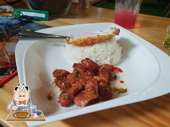 Menu at Gimmick Cafe', Chan Chawa Tai