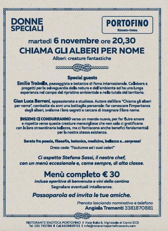 Menu at Ristorante Enoteca Portofino Cantù, Cantù
