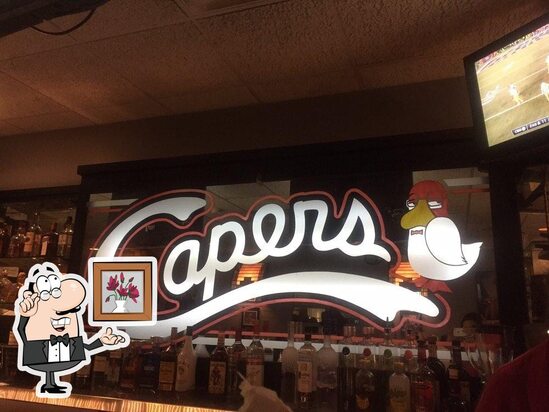 Menu at Capers steakhouse, Detroit