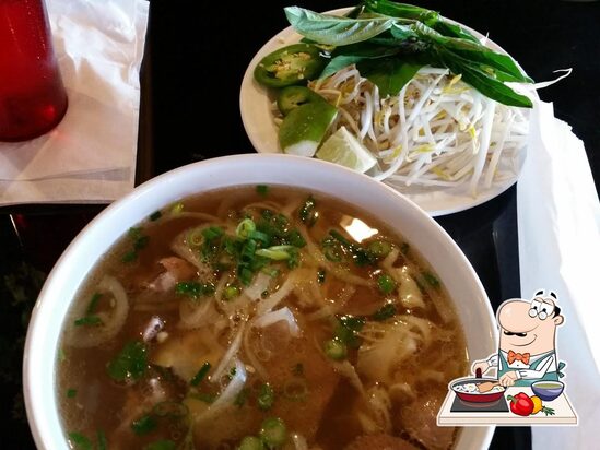 Menu at Saigon Bistro restaurant, Wichita, E Pawnee St