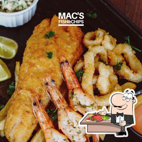 Menu at Mac's Fish and Chips Salt Rock restaurant, Dolphin Coast