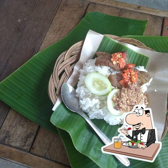 Menu at Nasi Daging Pak Gede restaurant, East Jakarta