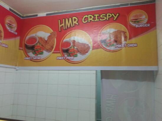 Menu at HMR Crispy restaurant, Makassar