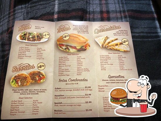 Menu at Sheila's Bakery, Pontiac