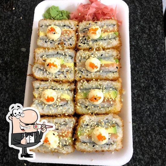 Menu at AA Sushi restaurant, Centurion