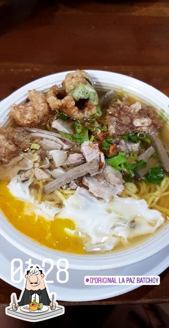 Menu at D' Original La Paz Batchoy restaurant, Cagayan de Oro, Mabini