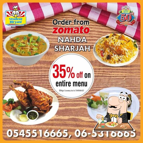 Student Biryani UAE - Menú del restaurante, precios y reseñas