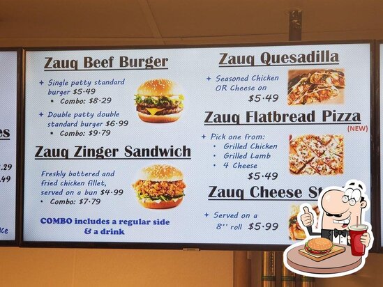 Menu at Zauq Halal Kitchen restaurant, Woodlawn