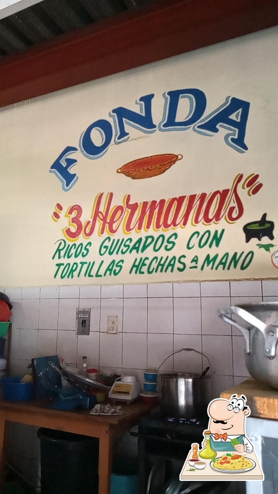 Menu at Fonda 3 hermanas restaurant, Petatlán