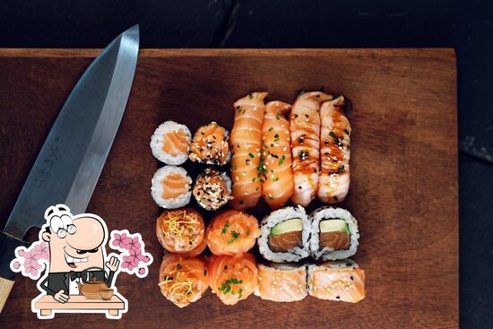 Menu at DAO Sushi restaurant, Lisbon