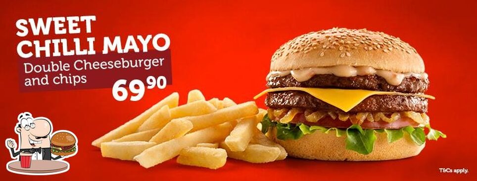 Menu at Wimpy restaurant, Howick, Fairways Centre