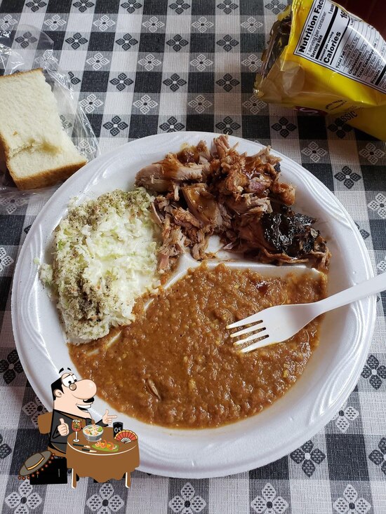 Menu at Big Oak BBQ, Commerce