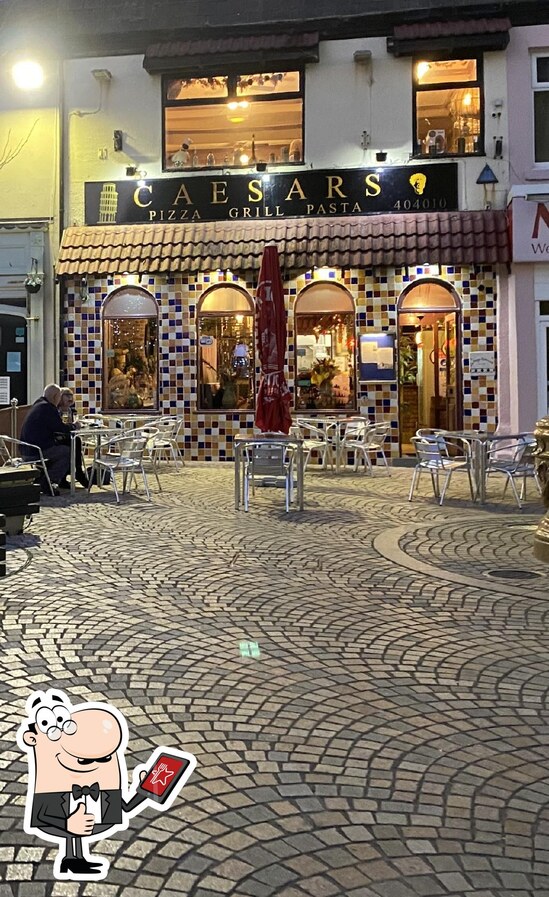 Menu at Caesar's Of Cedar Square restaurant, Blackpool