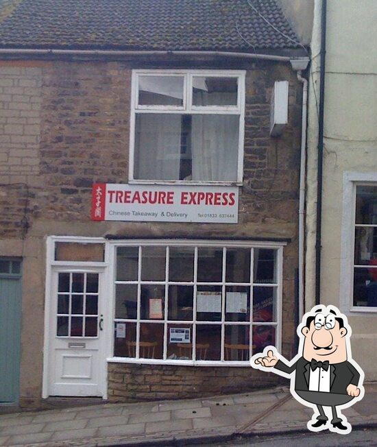 Menu at Treasure Express restaurant, Barnard Castle