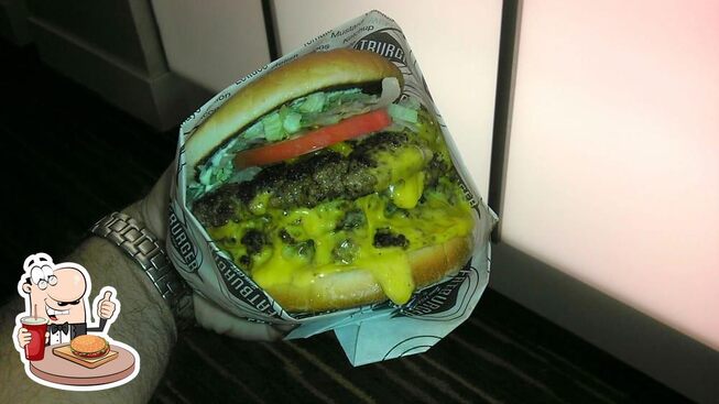 Menu at Fatburger fast food, Atlantic City