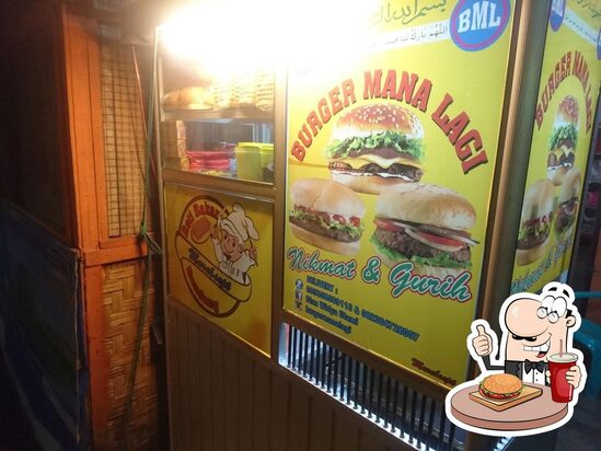 Menu at Burger Mana Lagi cafe, Hamparan Perak, Jl. Besar Hamparan Perak