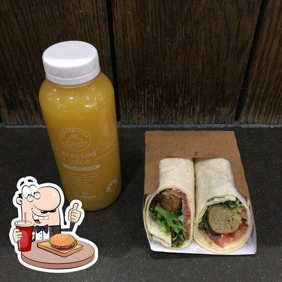 Menu at Hudsons Coffee, Melbourne Airport, Airport Drive South Domestic ...