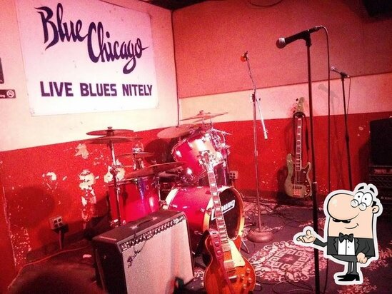 Menu at Blue Chicago pub & bar, Chicago, 536 N Clark St