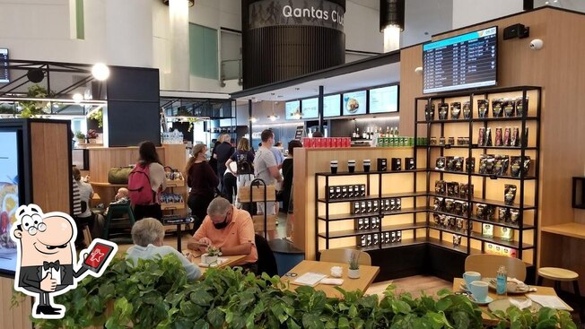Menu at Coffee Quarter cafe, Perth Airport