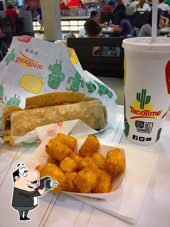 Menu at TacoTime restaurant, Winnipeg, Portage Ave