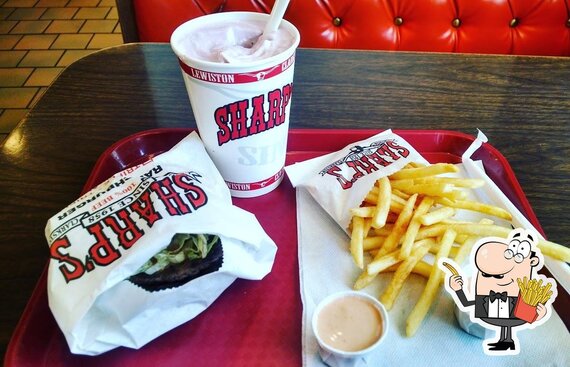 Menu at Sharp's Burger Ranch restaurant, Lewiston
