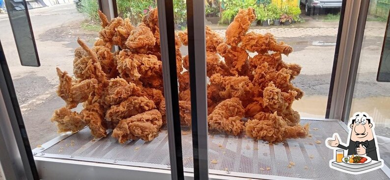 Menu at Fried chicken Dua putra restaurant, Karangmangu