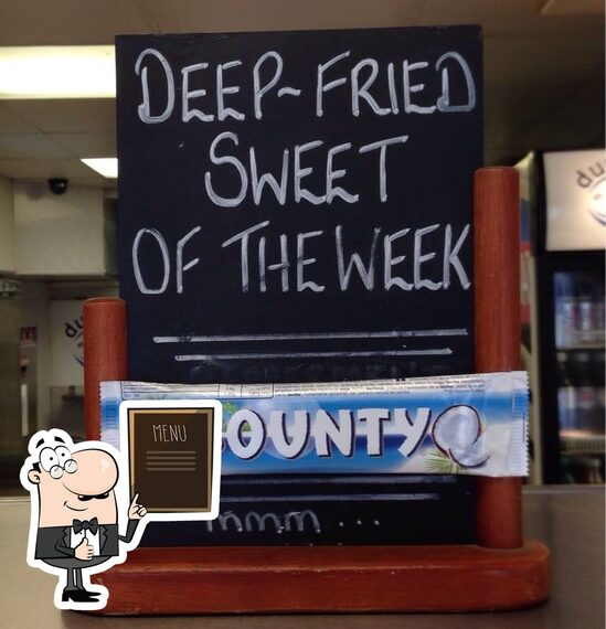 Menu at DUNKELDS fast food, Dunkeld