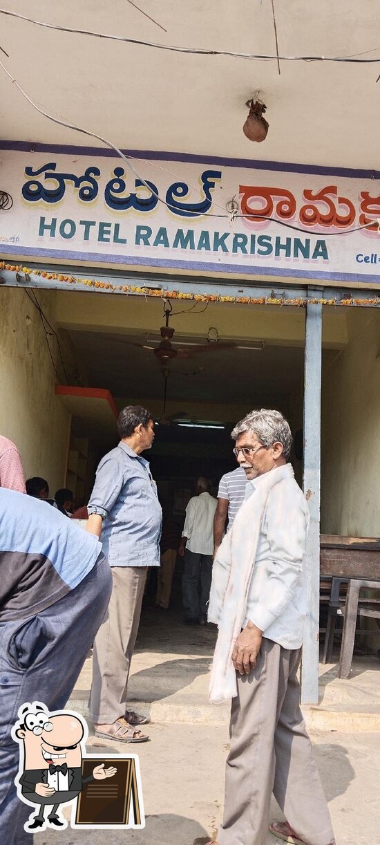 Menu at Ramakrishna hotel, Warangal