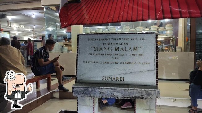 Menu at Minang Saiyo restaurant, Indonesia, 7MF2+35X