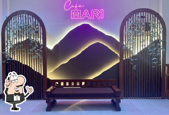 Menu at Cafe Mari, Lipa