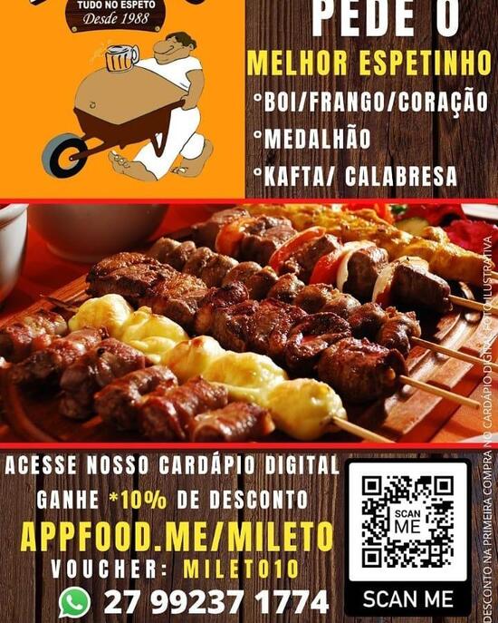 Menu at Mileto pub & bar, Guarapari