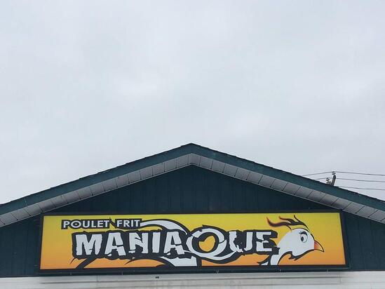 Menu au Poulet Frit Maniaque restaurant, Gatineau
